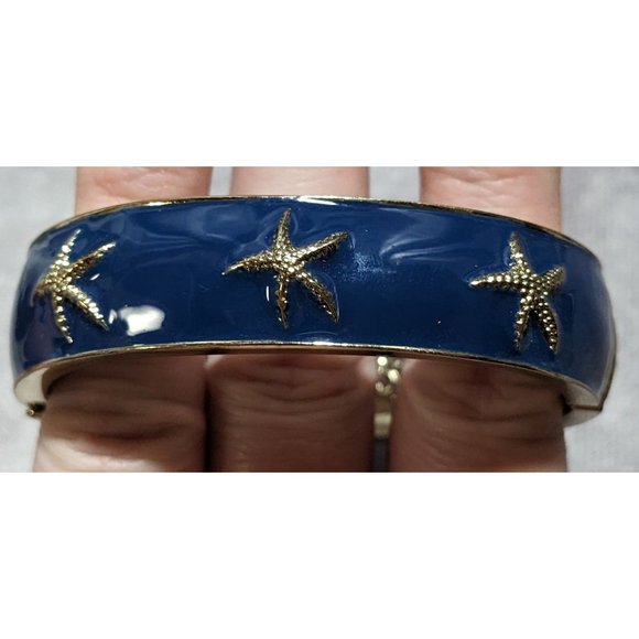 Jewelry | Fornash Blue Enamel Starfish Bracelet | Poshmark